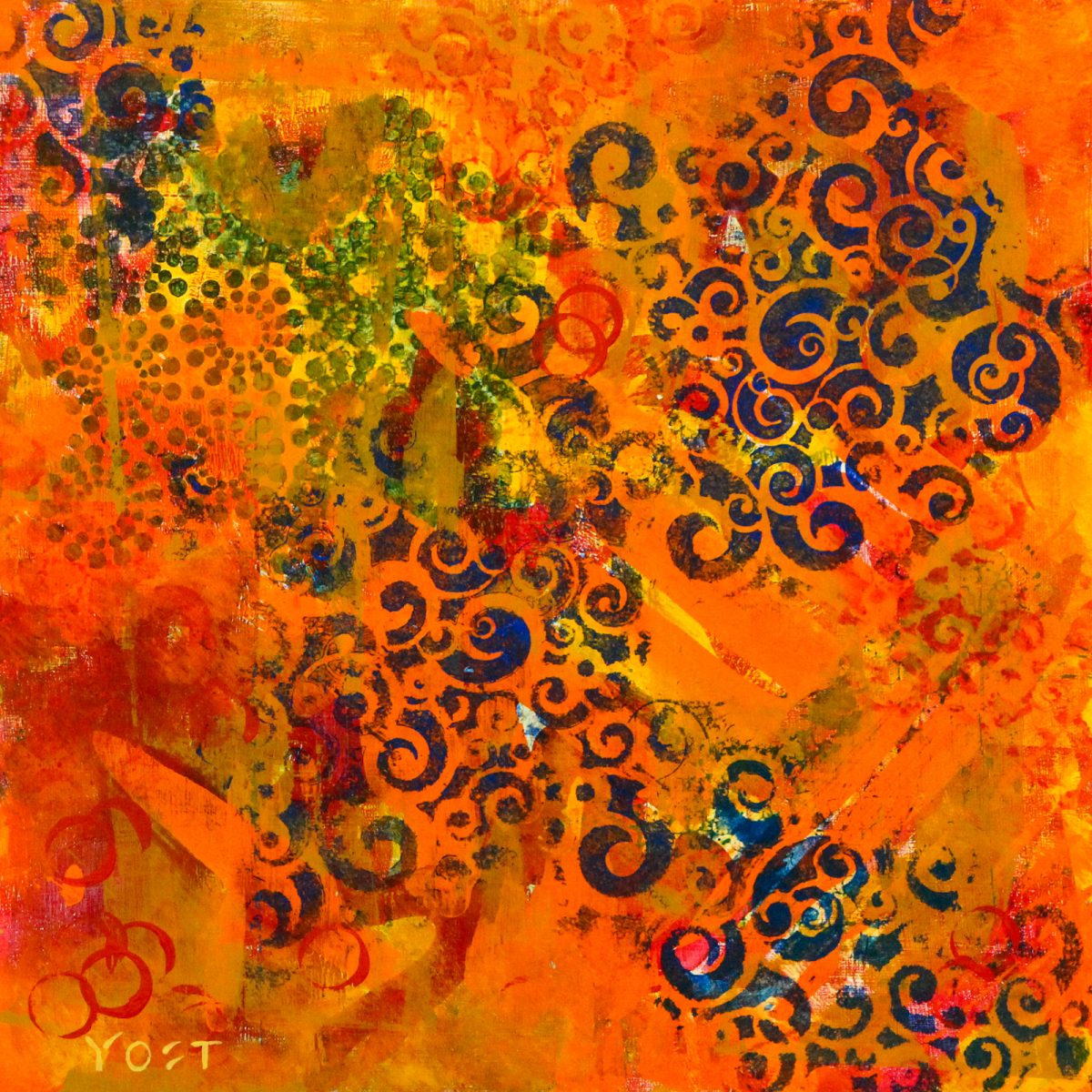 Playground Orange And Blue Penny Yost